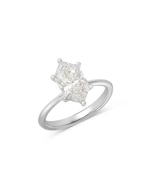 Bloomingdale'S Certified Lab Grown Diamond Duchess Marquis Solitaire Engagement Ring In 18k 2.0 Tcw - White Gold