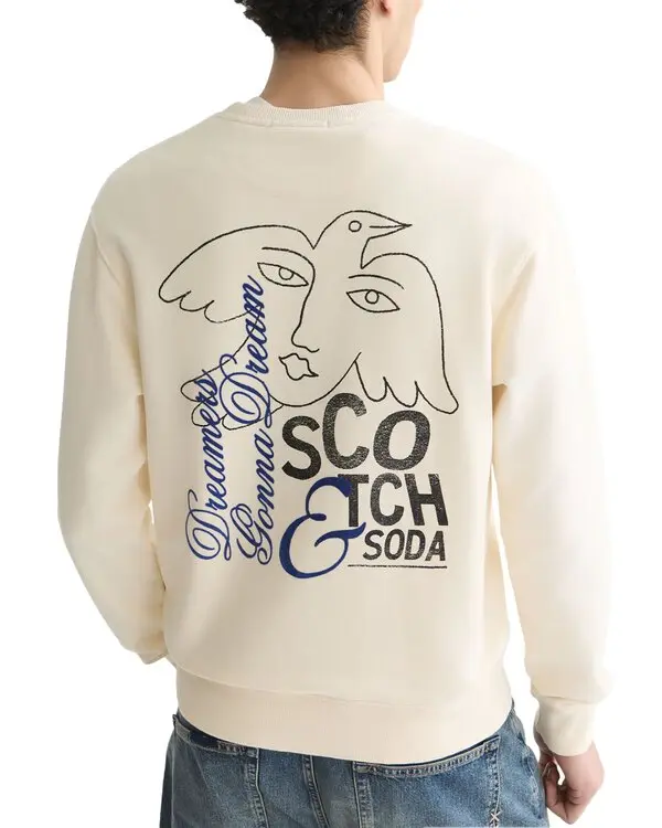 Scotch & Soda Graphic Crewneck Sweatshirt