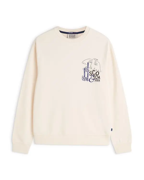 Scotch & Soda Graphic Crewneck Sweatshirt