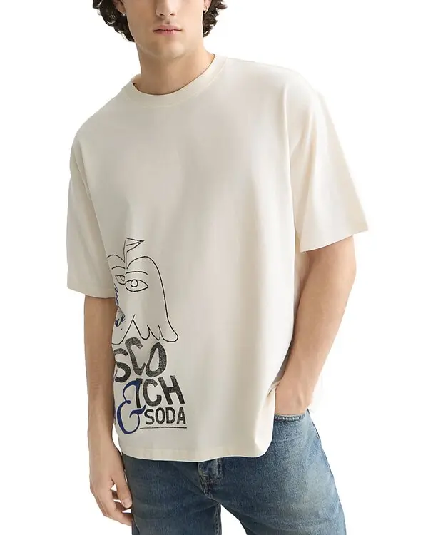 Scotch & Soda Worked Out Logo T-shirt