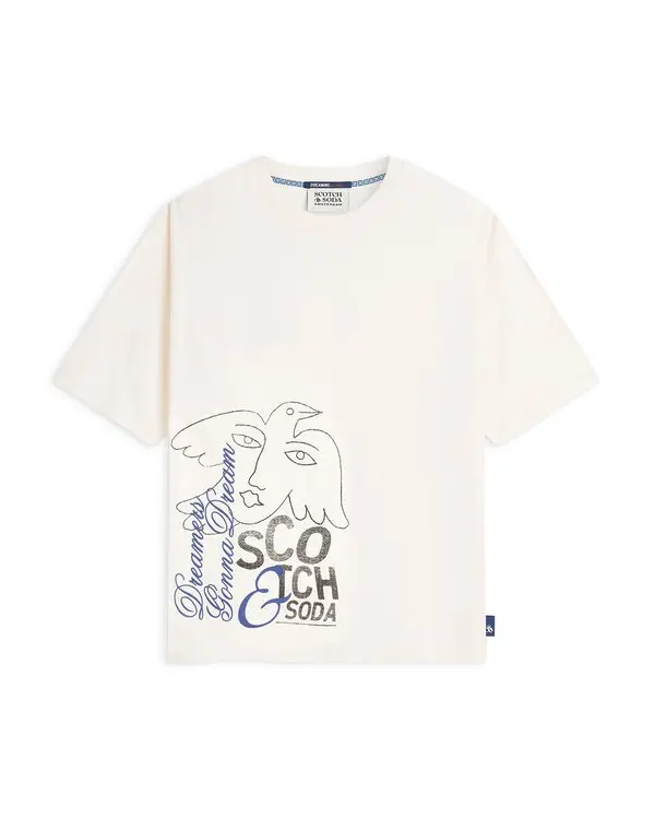 Scotch & Soda Worked Out Logo T-shirt