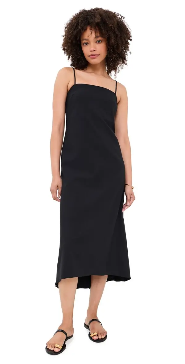 LA LIGNE Drape Back Midi Dress