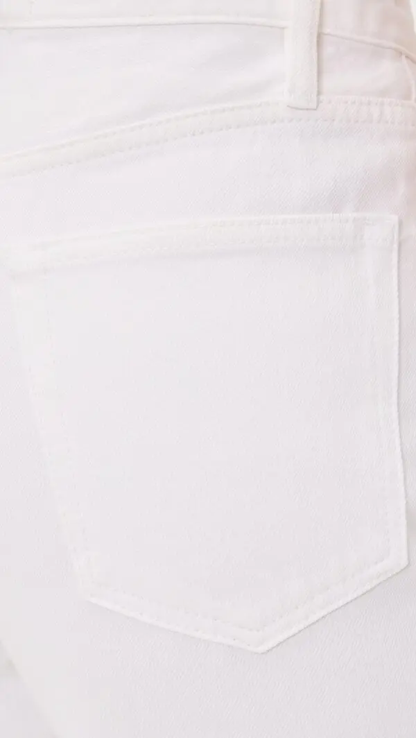 FRAME Eyelet Wide Flare Jeans