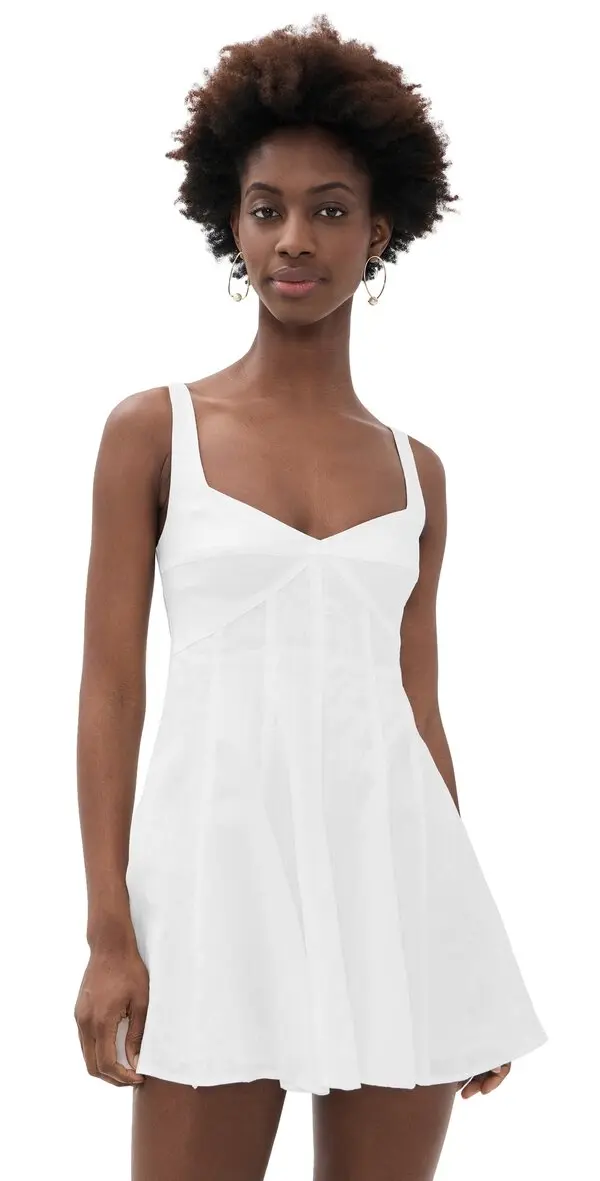 LoveShackFancy Nabi Dress - White
