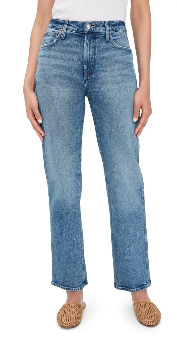 Madewell Petite Longline Straight Jeans - Pickett Wash