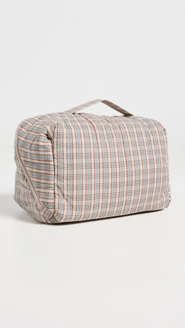 DAMSON MADDER Large Check Wash Bag