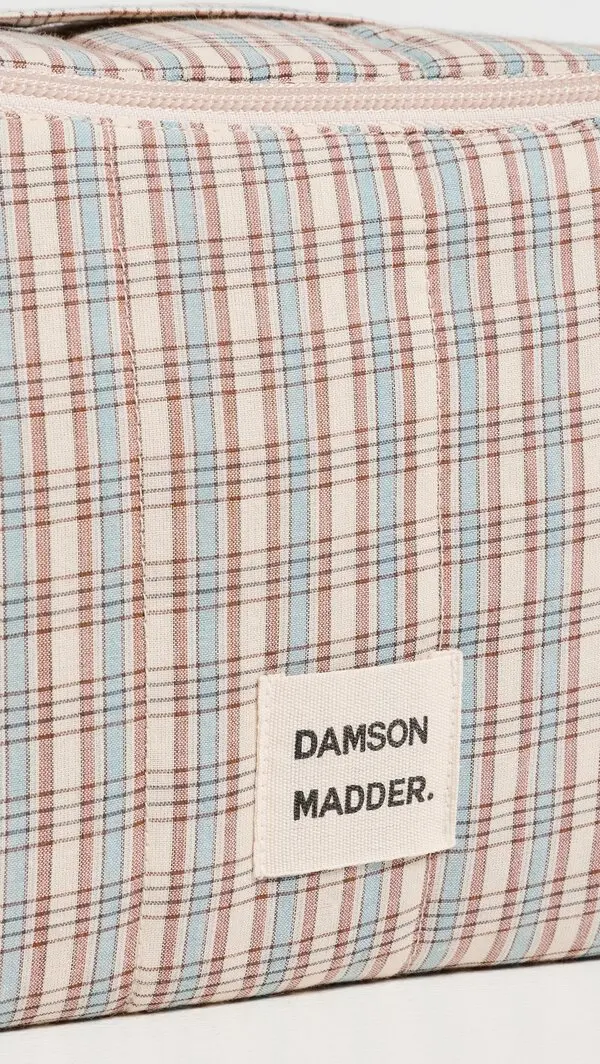DAMSON MADDER Large Check Wash Bag