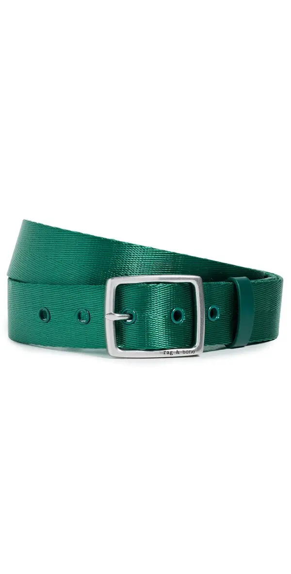 Rag & Bone Sport Boyfriend Belt - Emerald
