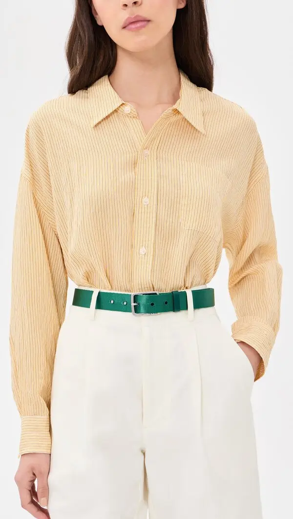 Rag & Bone Sport Boyfriend Belt - Emerald