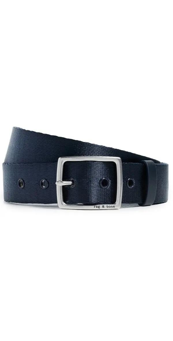 Rag & Bone Sport Boyfriend Belt - Navy