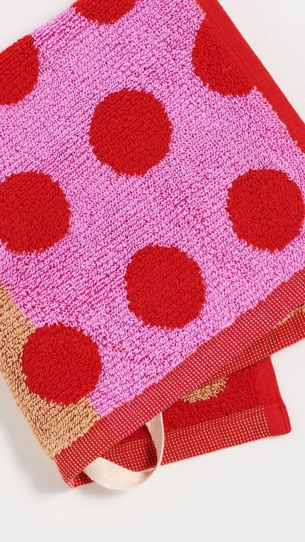 DUSEN DUSEN Polka-dot Washcloth
