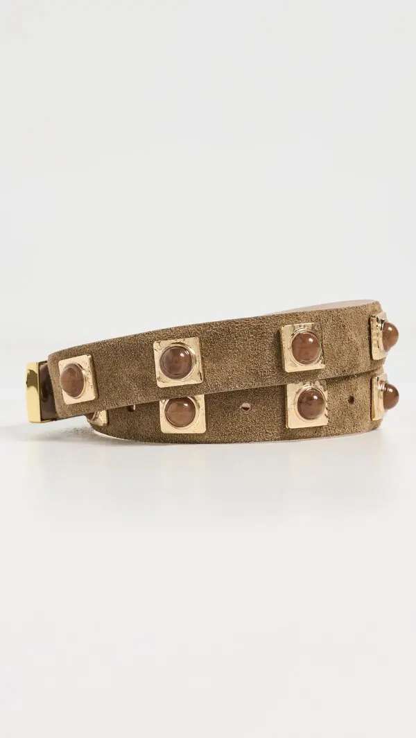 AUREUM Suede Studded Belt