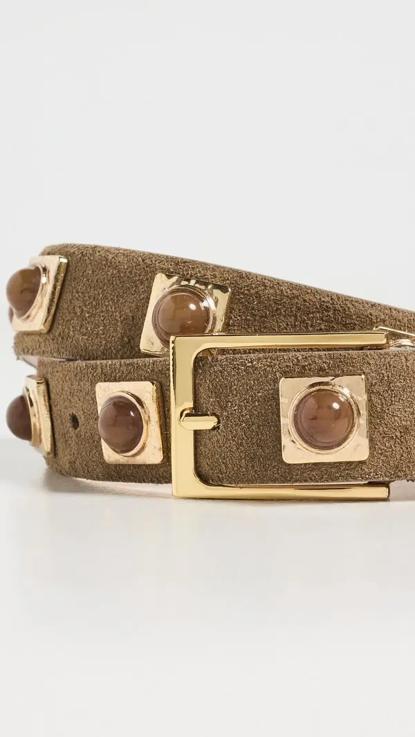 AUREUM Suede Studded Belt