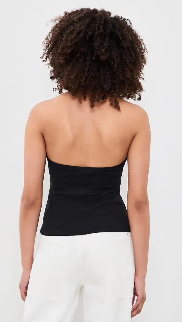 A.L.C. Ari Halter Neck Tank Top - Black