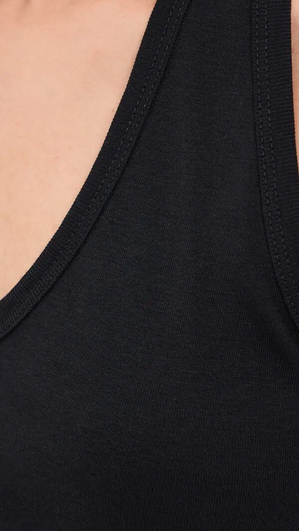 A.L.C. Ari Halter Neck Tank Top - Black