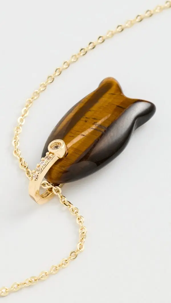ADINA EDEN Fish Pendant Necklace