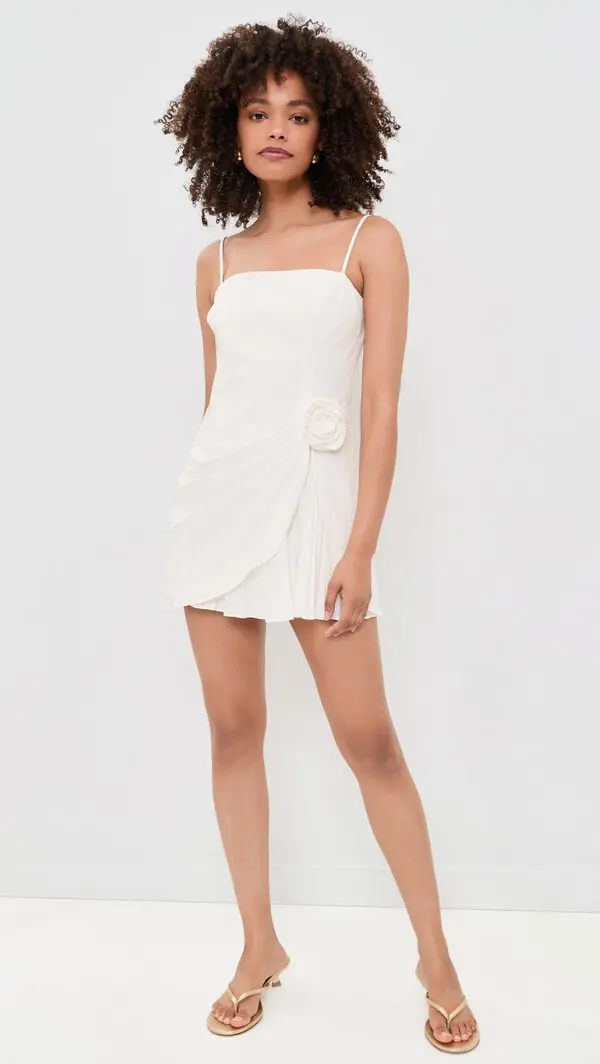 Astr The Label Blake Dress With Floral Applique