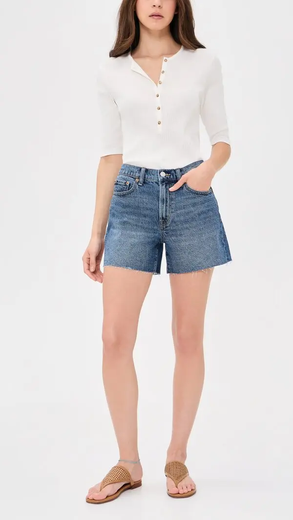 PISTOLA Kennedy Denim Shorts
