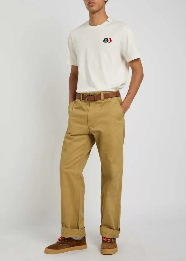 Moncler Logo-appliquéd Cotton T-shirt