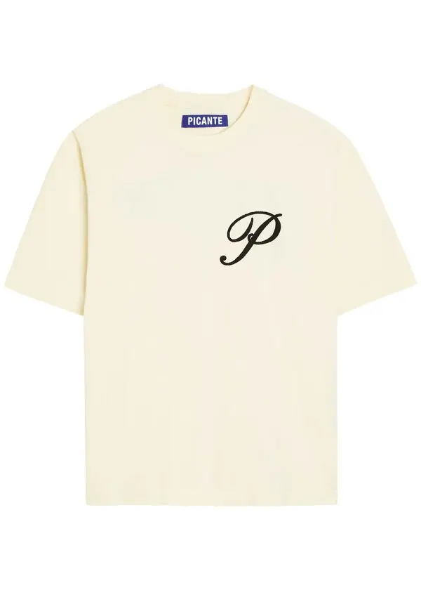 PICANTE Gallery Logo Cotton T-shirt