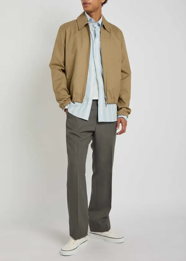 AMI Paris Straight-leg Wool Trousers