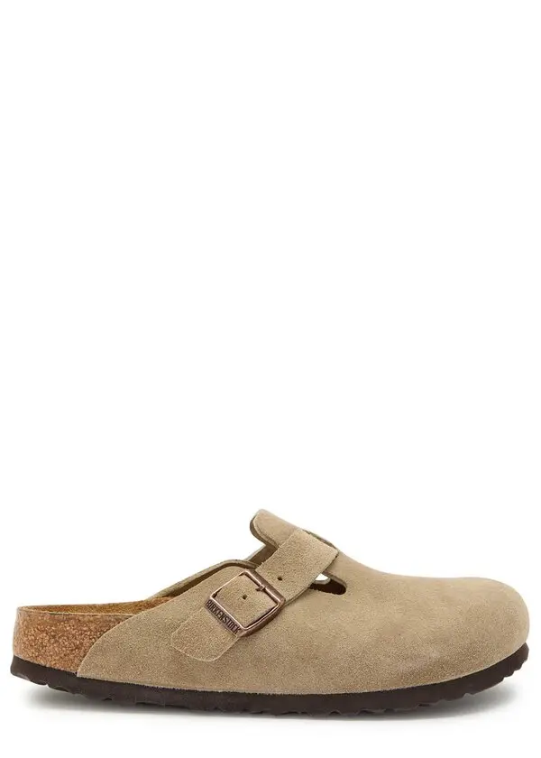 BIRKENSTOCK Boston Suede Clogs