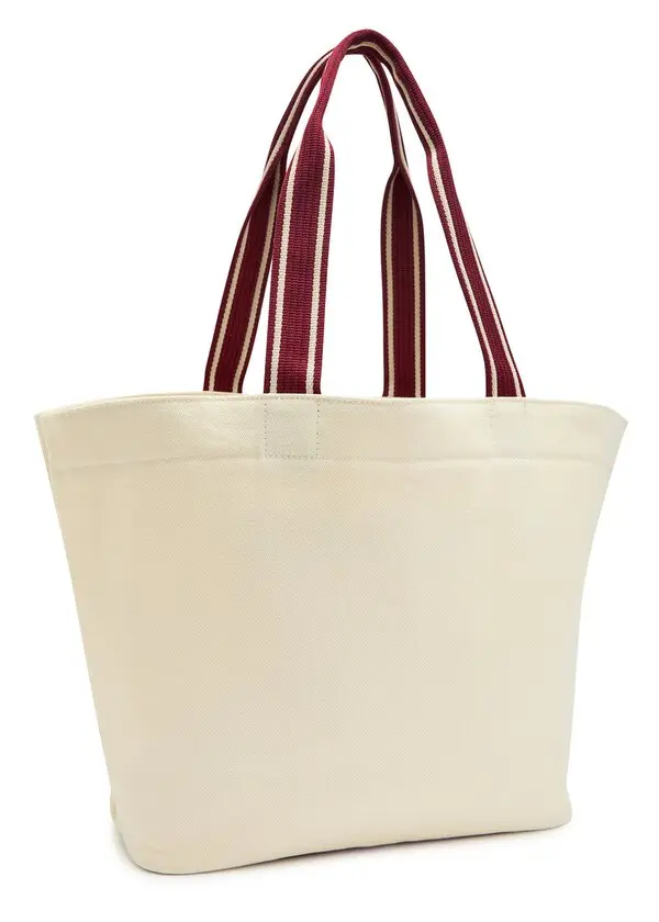 Varley Robinson Embroidered Canvas Tote Bag - Ivory