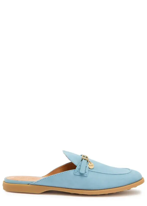 TOD'S Gommino Nubuck Sliders
