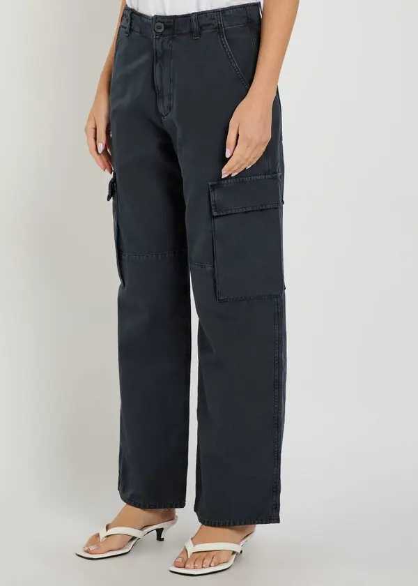 Citizens Of Humanity Esme Cotton Cargo Trousers - Navy