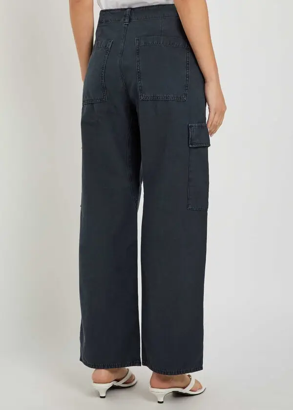 Citizens Of Humanity Esme Cotton Cargo Trousers - Navy