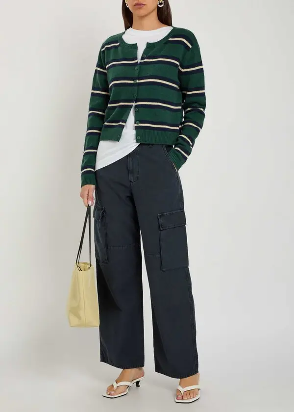 Citizens Of Humanity Esme Cotton Cargo Trousers - Navy