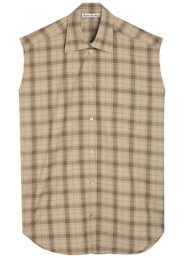 Acne Studios Checked Wool Shirt