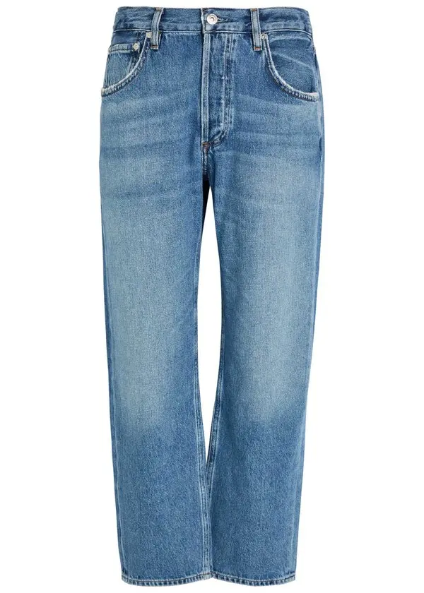 Citizens Of Humanity Winslow Boyfriend Cropped Jeans - Blue