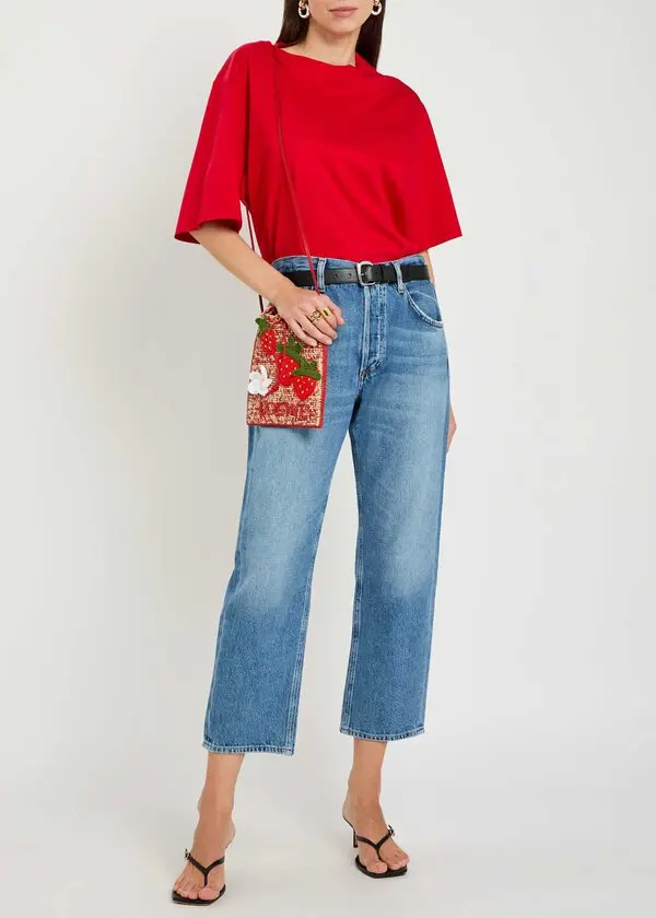 Citizens Of Humanity Winslow Boyfriend Cropped Jeans - Blue