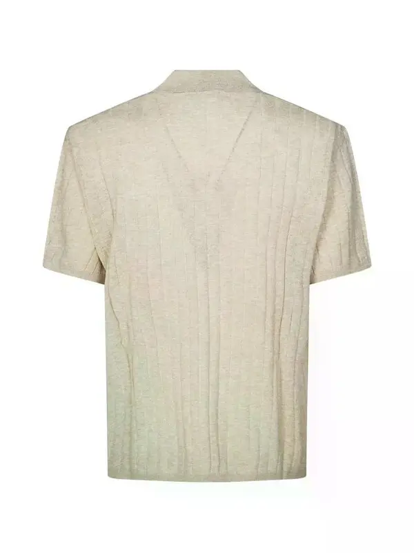 Maison Kitsuné Fox Head Ribbed Shirt