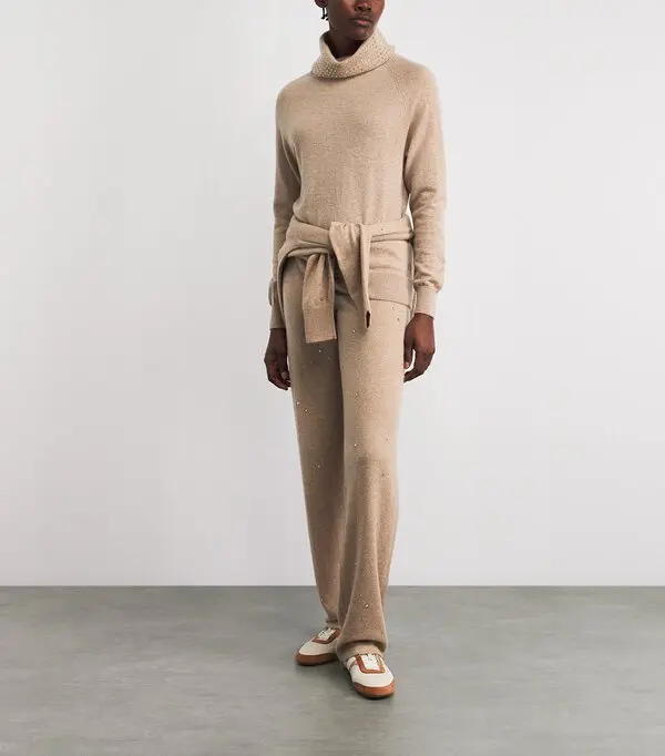 WILLIAM SHARP Cashmere Crystal-embellished Rollneck Sweater