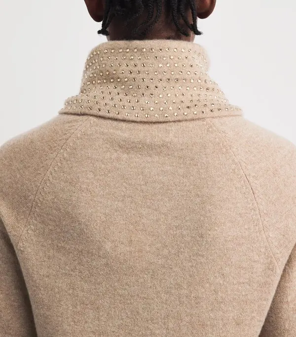 WILLIAM SHARP Cashmere Crystal-embellished Rollneck Sweater