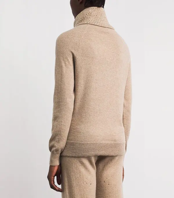 WILLIAM SHARP Cashmere Crystal-embellished Rollneck Sweater