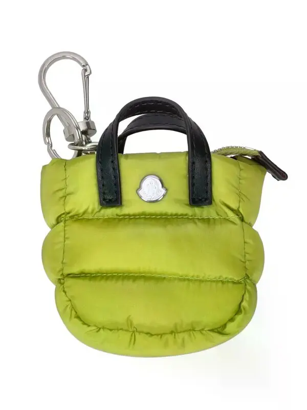 Moncler Caradoc Quilted Keyring - Green