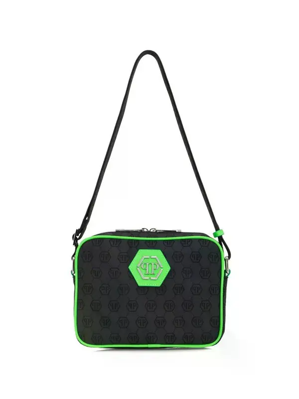 Philipp Plein Jacquard Monogram Messenger Bag