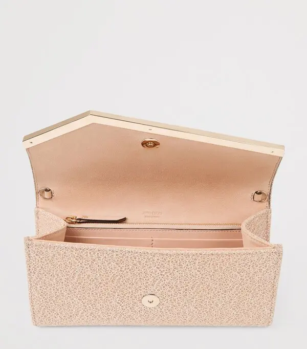 JIMMY CHOO Emmie Clutch Bag - Nude