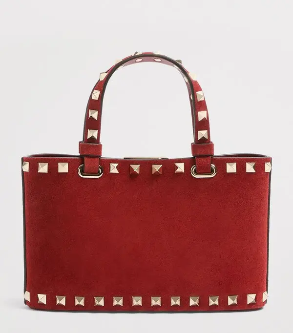 Valentino Garavani Mini Rockstud Tote Bag - Red