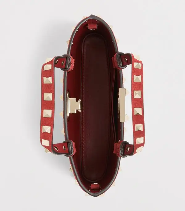 Valentino Garavani Mini Rockstud Tote Bag - Red