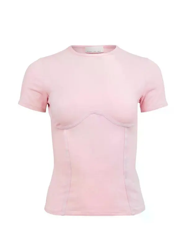 FLEUR DU MAL Bustier T-shirt - Pink
