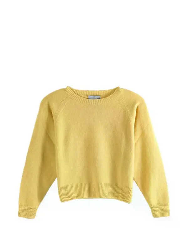 MARGARET HOWELL Raglan Sleeve Fine Knit Crew Neck Sweater