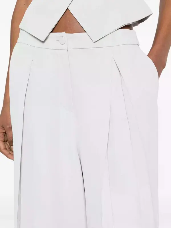 Imperial Pleated Wide-leg Trousers