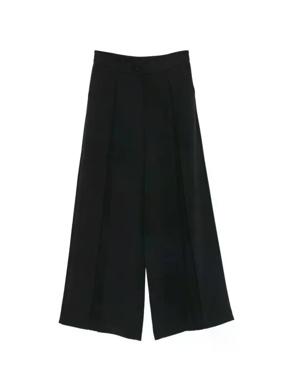 Imperial Pleated Wide-leg Palazzo Pants