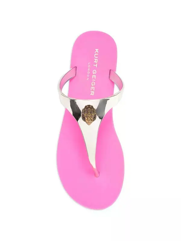 Kurt Geiger Eagle-plaque Thong Sandals