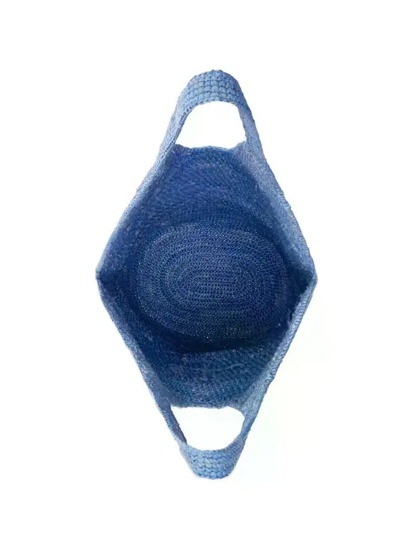 ANINE BING Leah Raffia Tote Bag