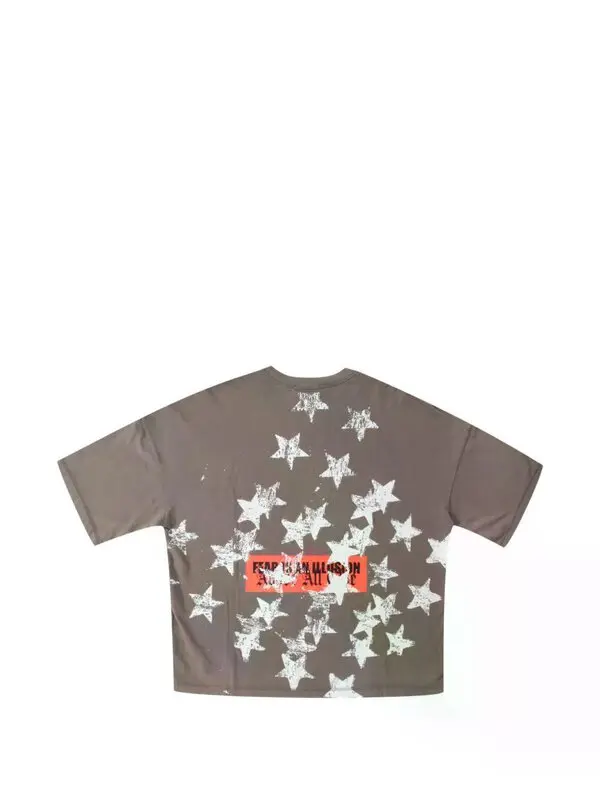 JORDAN Star-print T-shirt - Brown